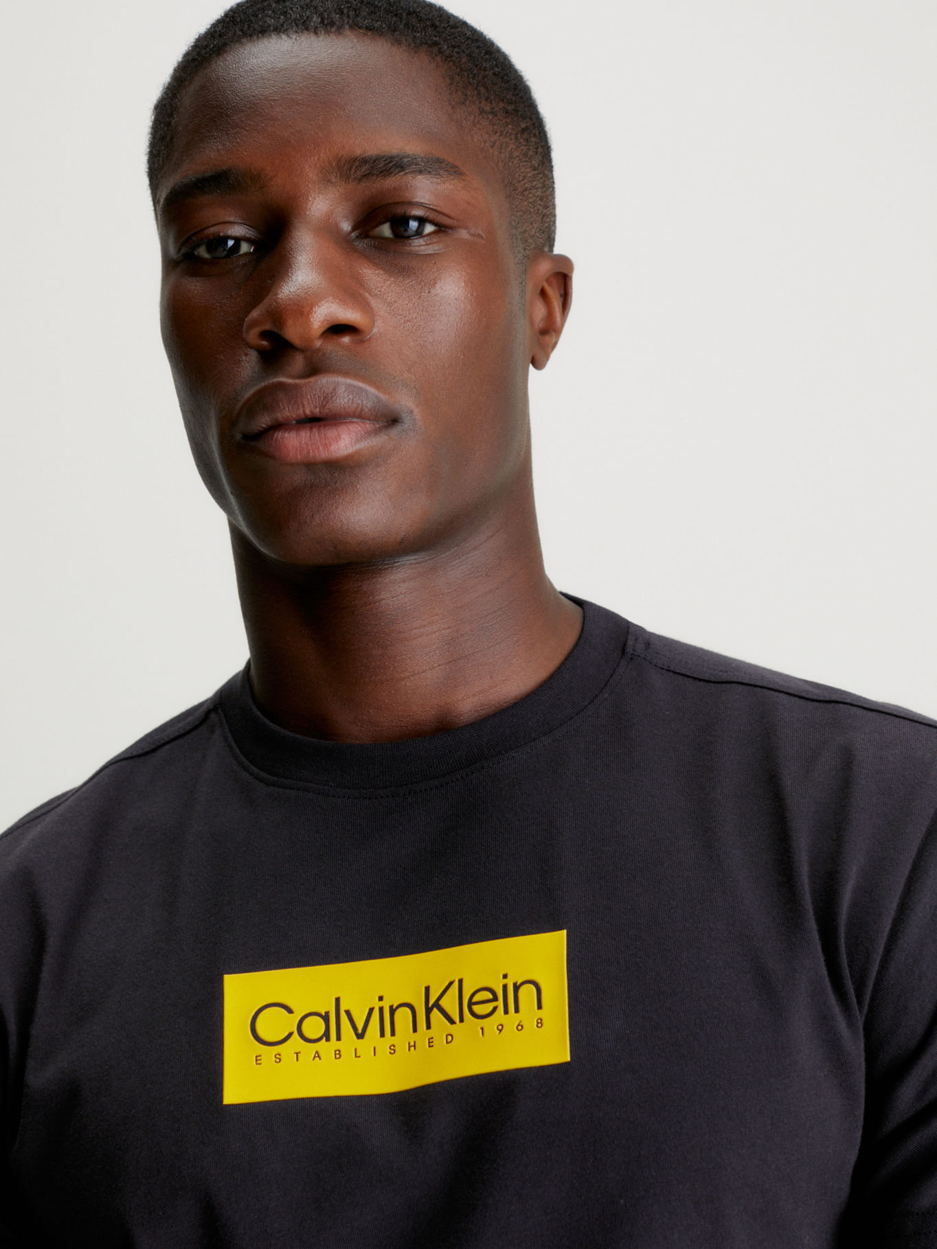 Playera de algodón con logo en relieve - Calvin Klein GT