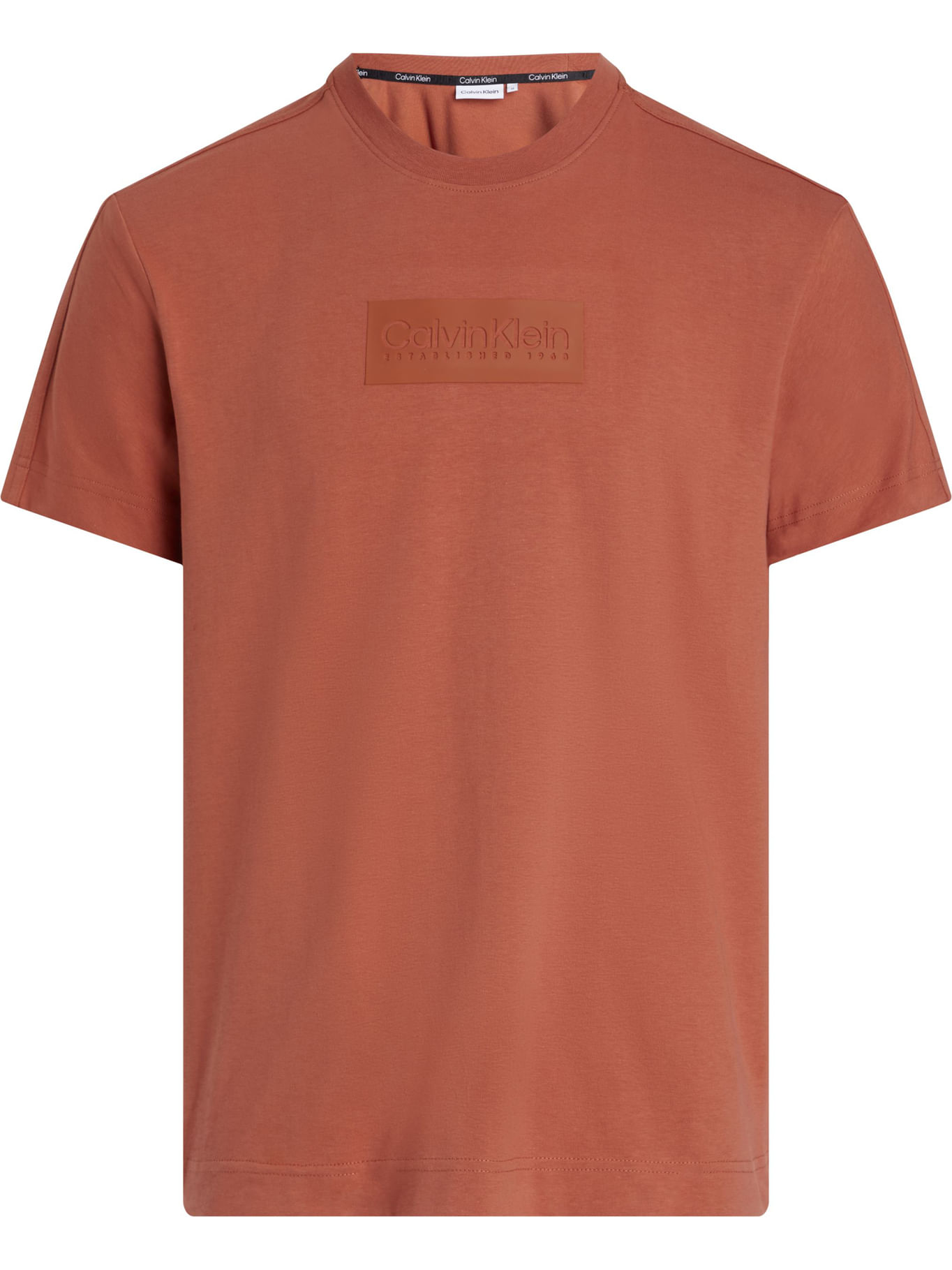 Playera de algodón con logo en relieve - Calvin Klein GT