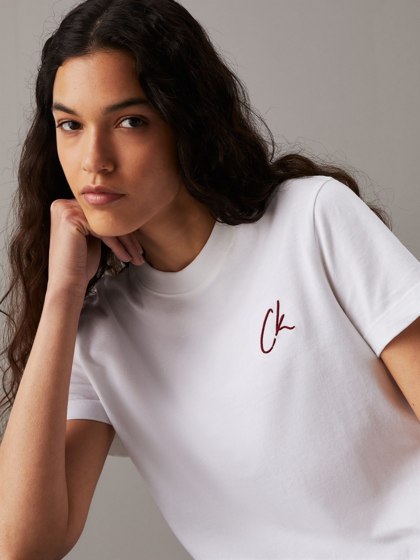 Playera con logo bordado - Calvin Klein GT