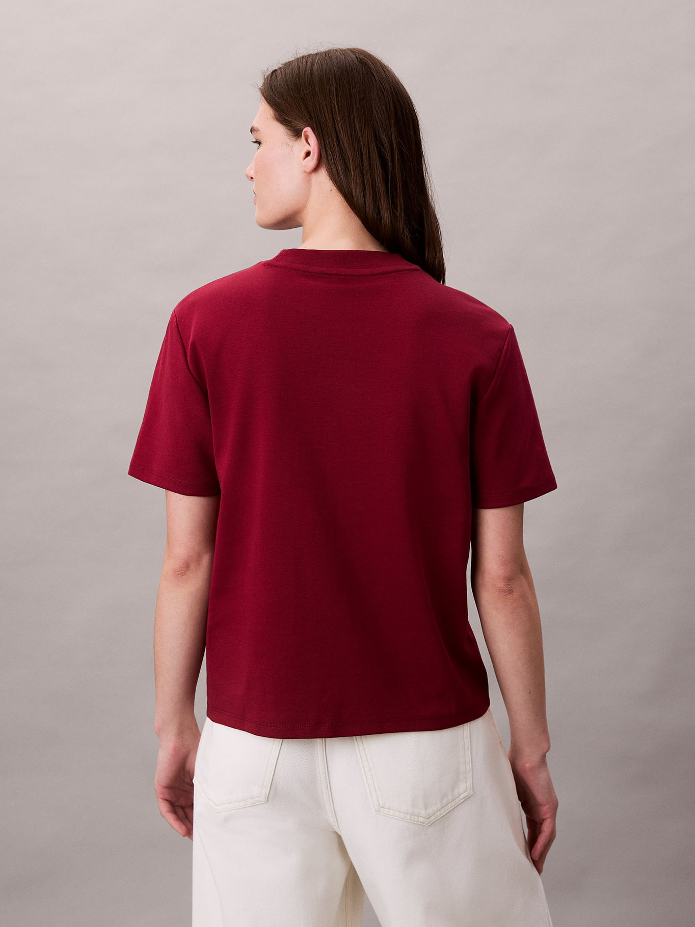 Playera interlock con emblema CK - Calvin Klein GT